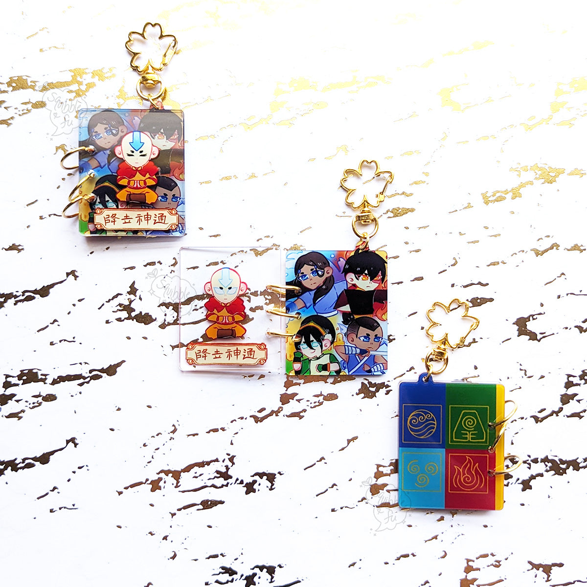 AtLA | Book of the Avatar | Acrylic Book Charm – squibblefu